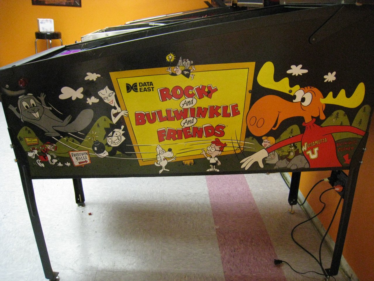 Adventures of Rocky and Bullwinkle and Friends Pinball Machine ...
