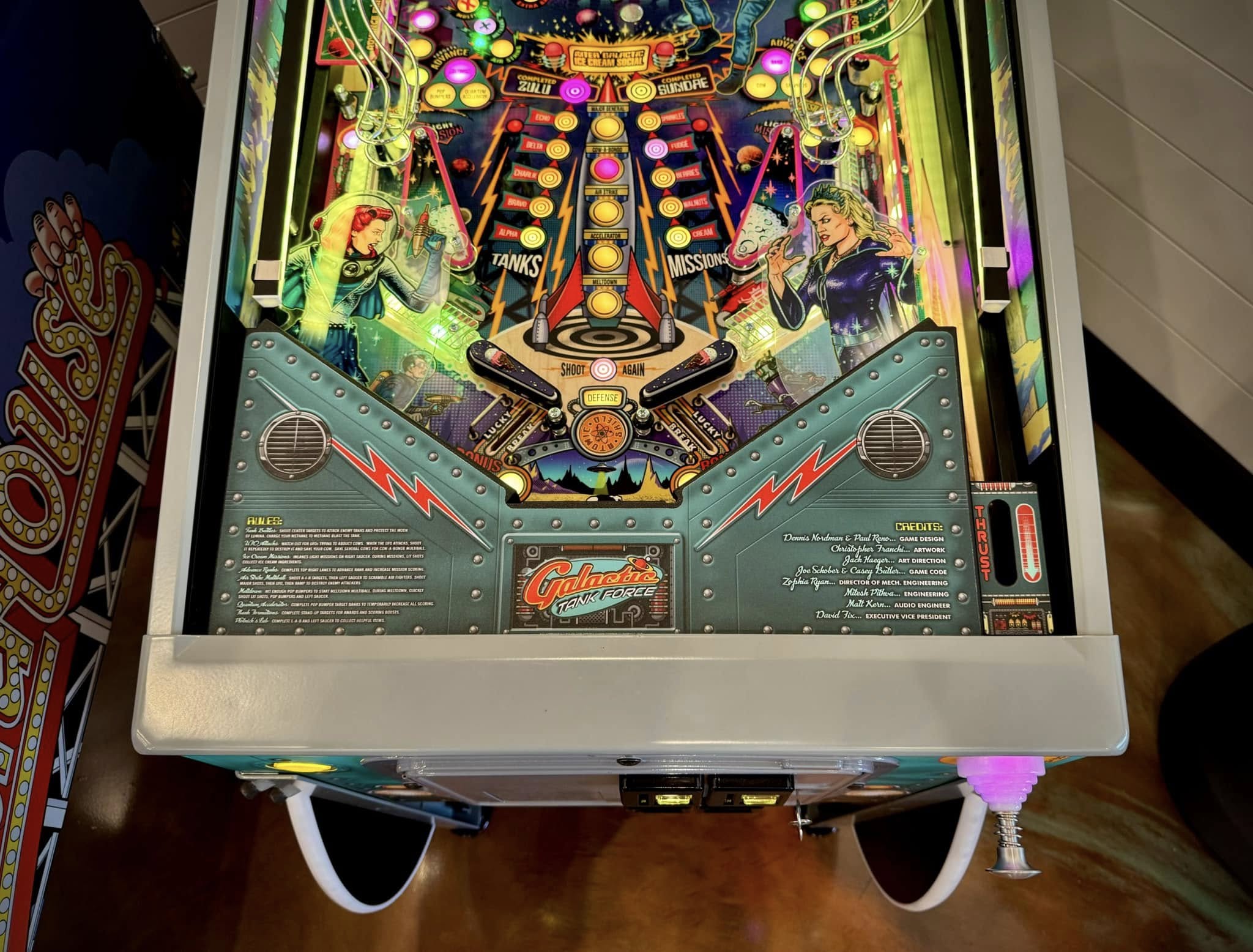 Galactic Tank Force (LE) – Pinball Intercom