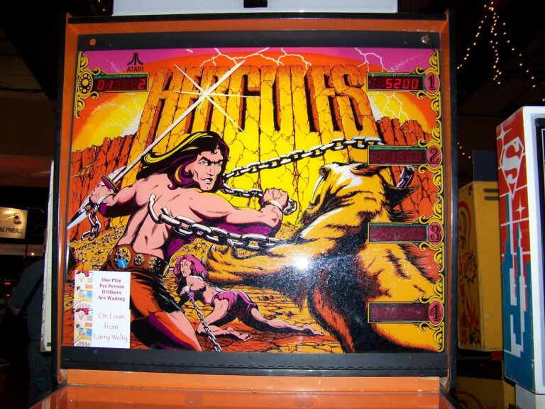 Hercules pinball machine – Pinball Intercom