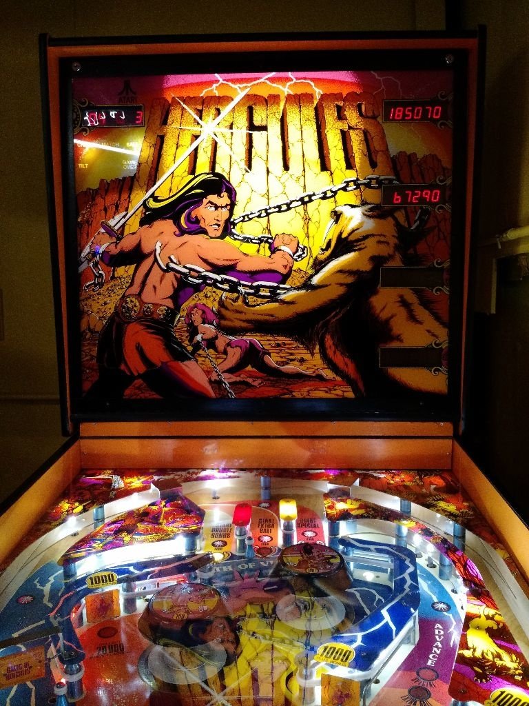 Hercules pinball machine – Pinball Intercom