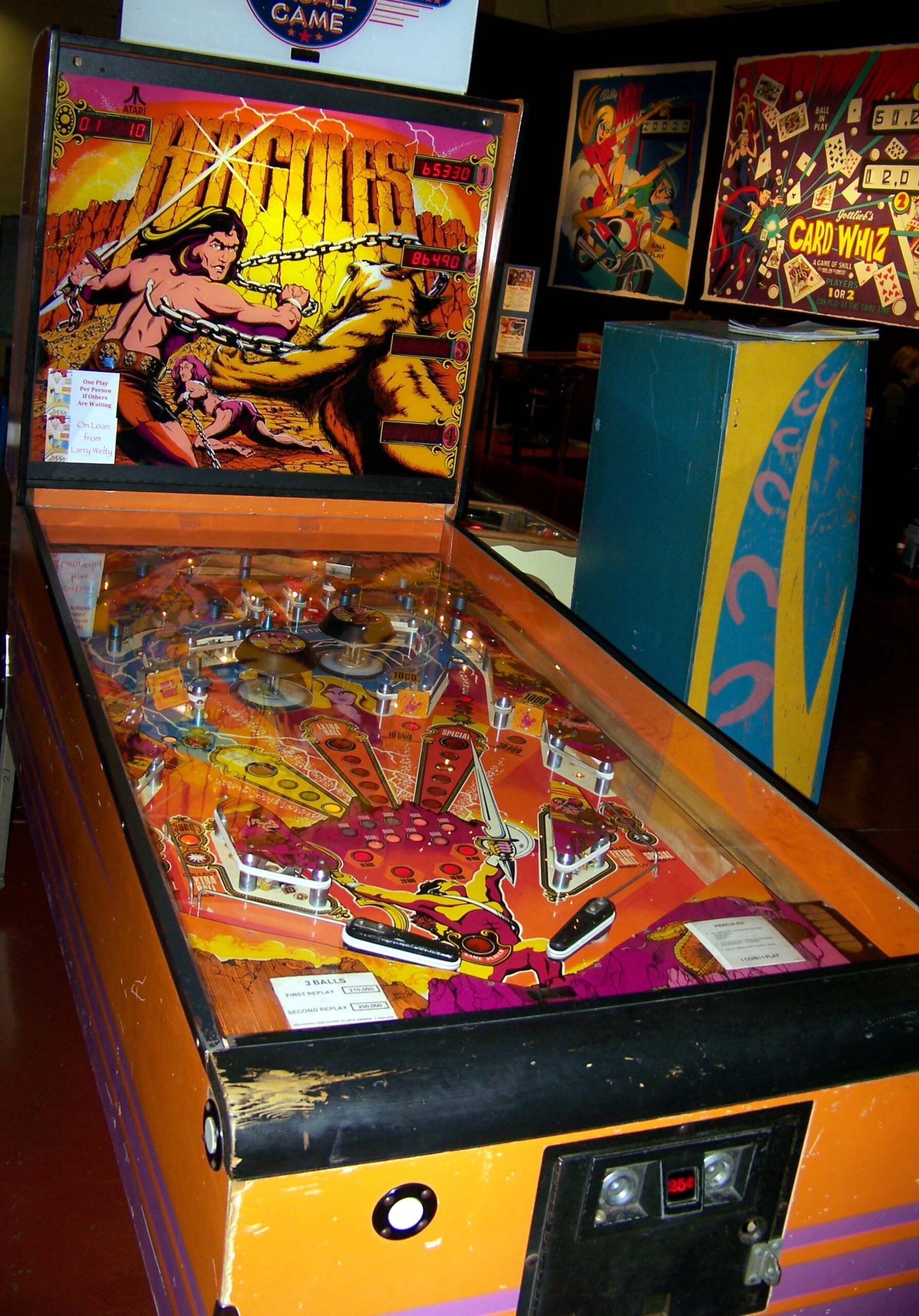 Hercules pinball machine – Pinball Intercom