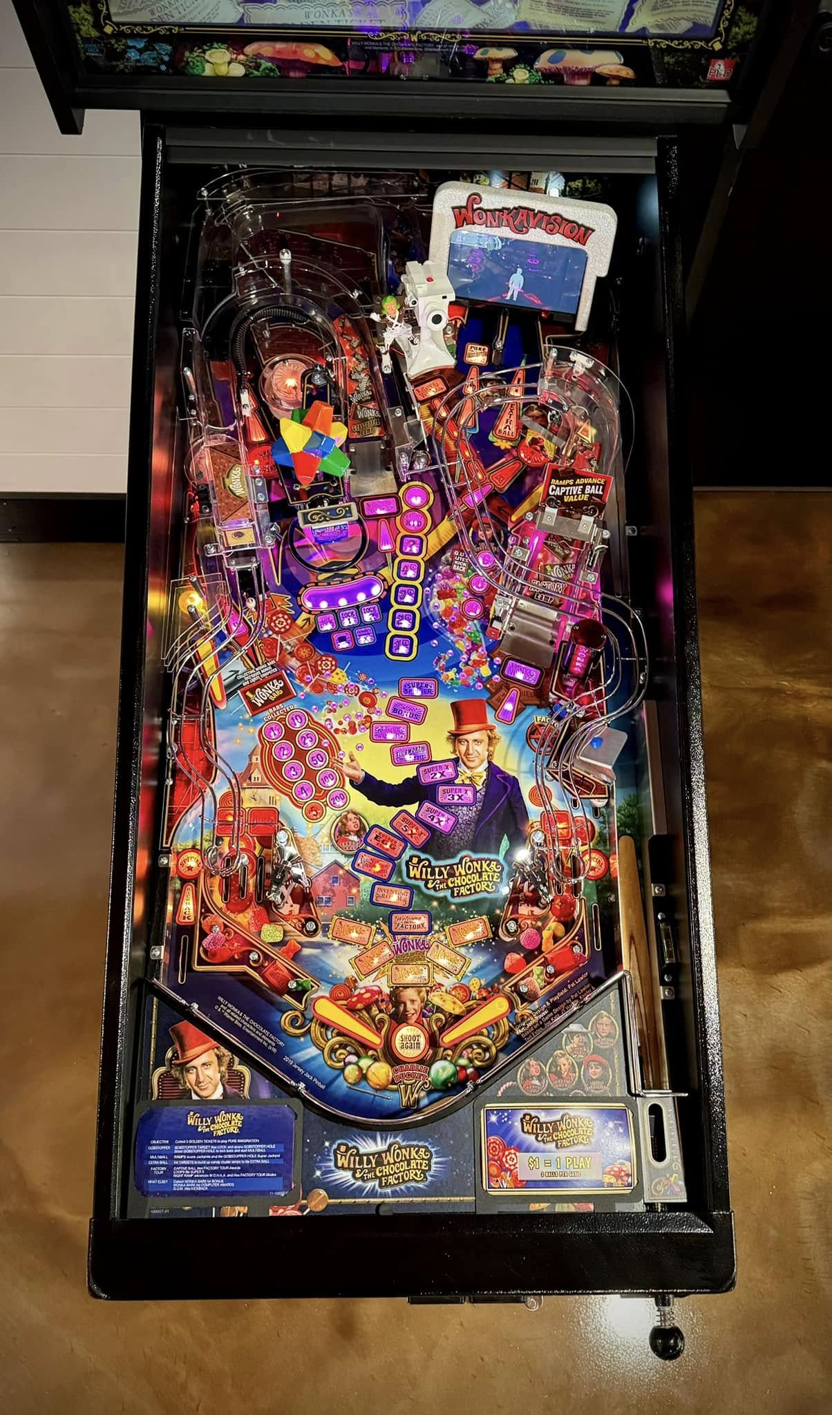 Willy Wonka & The Chocolate Factory (Standard) – Pinball Intercom