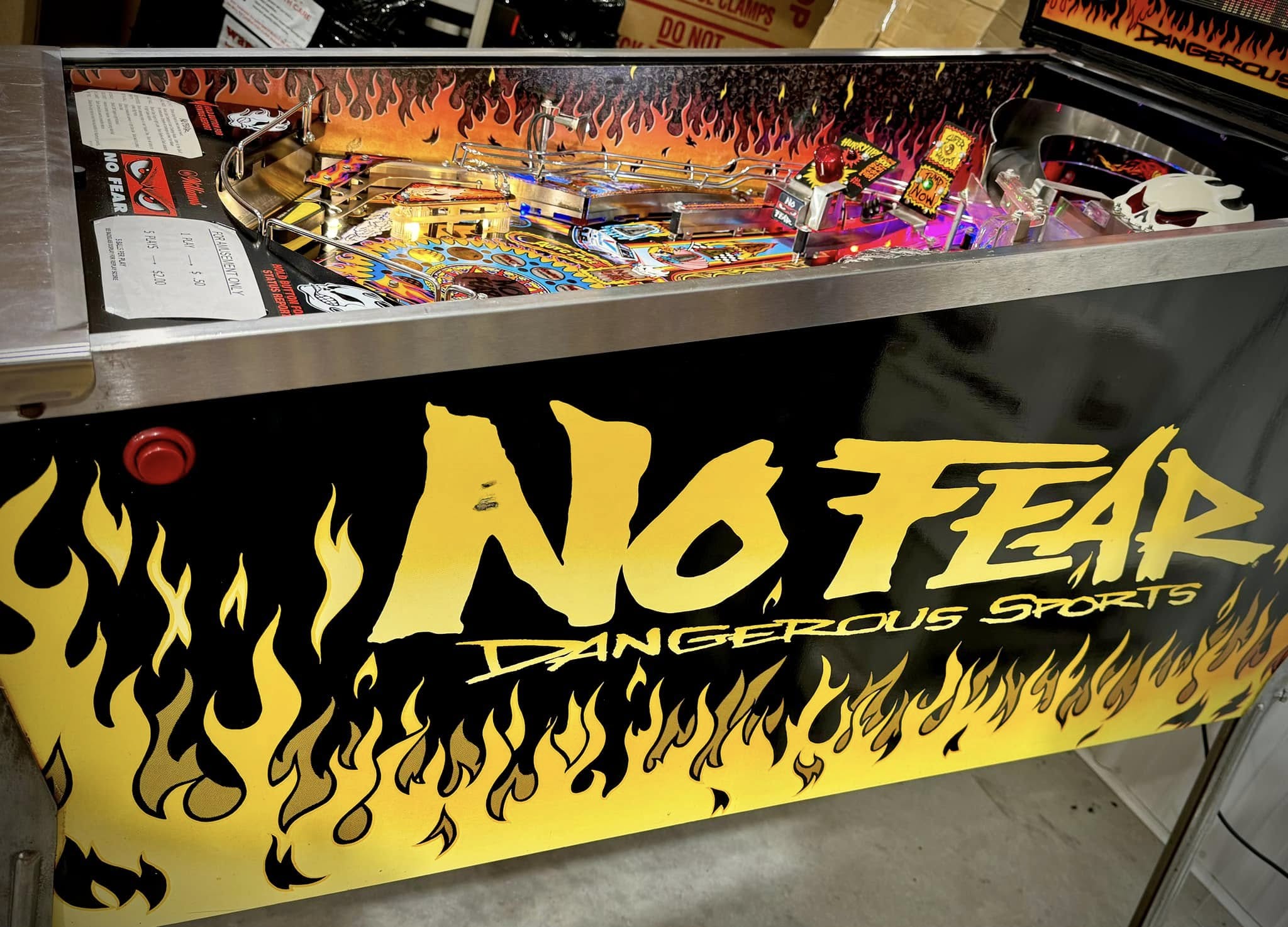 No Fear: Dangerous Sports – Pinball Intercom